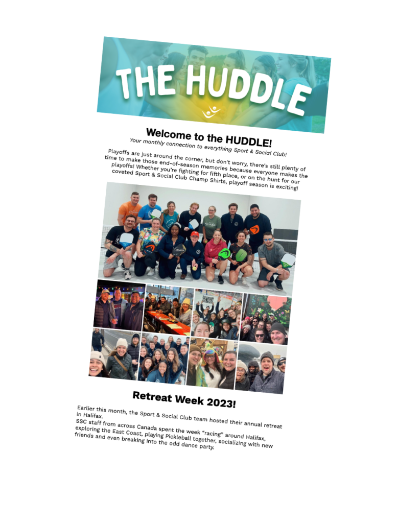 The Huddle – Victoria Sport & Social Club